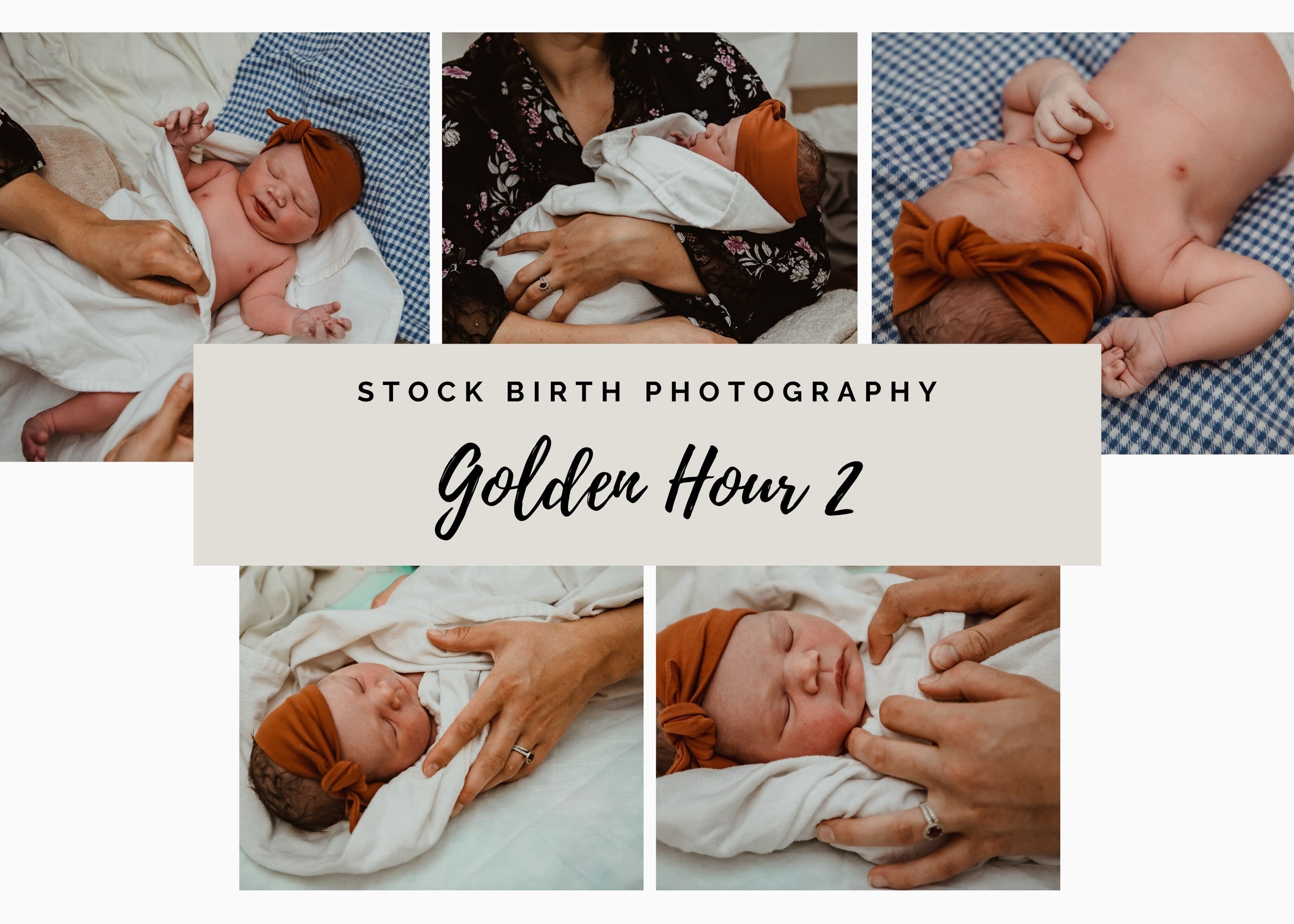 Golden Hour 2 bundle stock birth photography. Image license. | Etsy