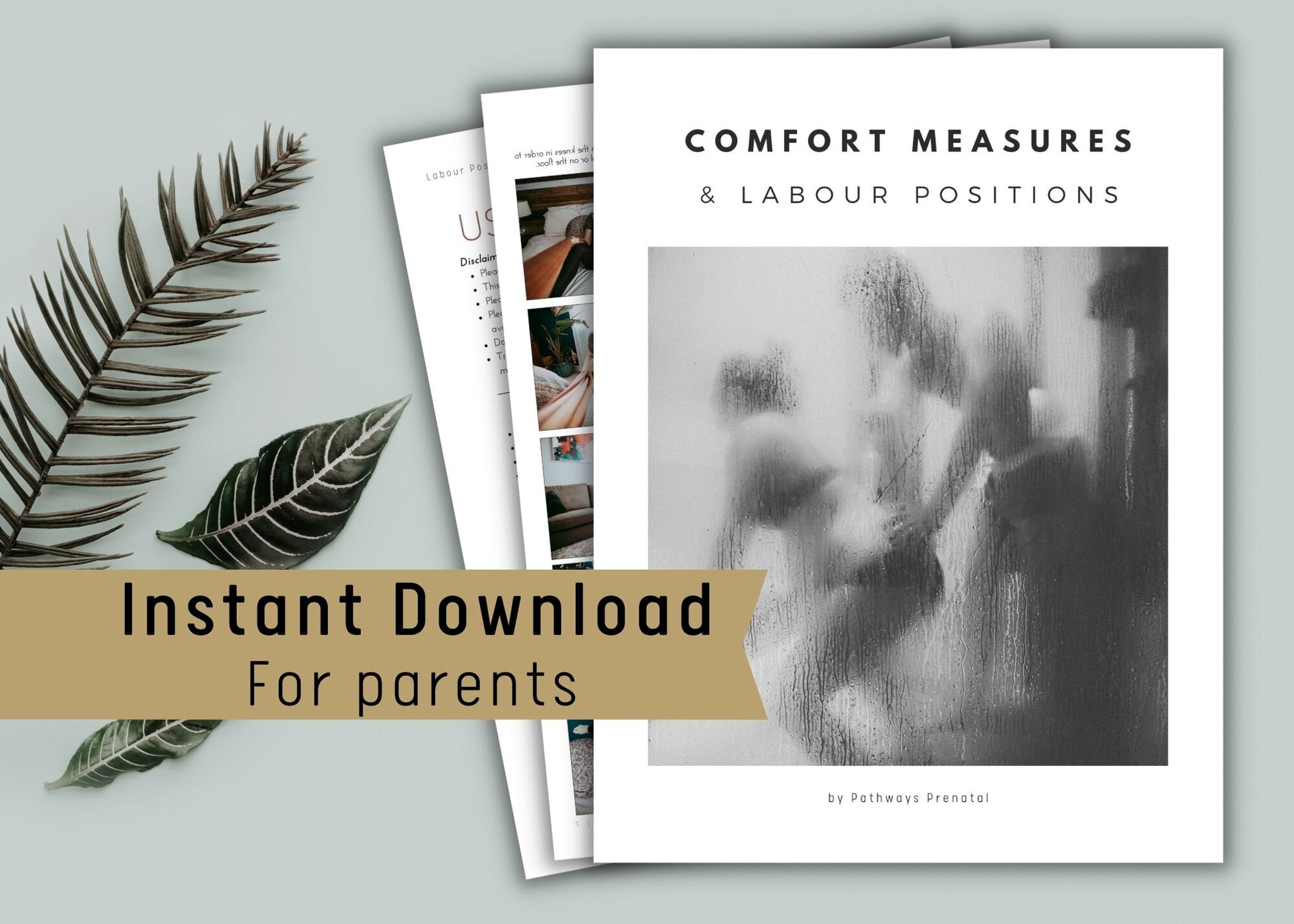 Labour Positions and Comfort Measures Guide. PDF Printable. - Etsy