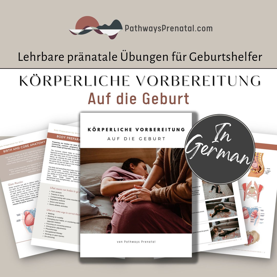 German Body Preparation for Birth Teachable Prenatal Class for Doulas ...