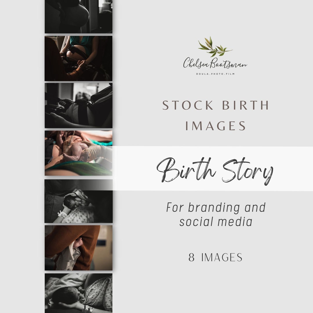 Birth Story Stock Photos | Doula Social Media Images (8 Images) - Etsy
