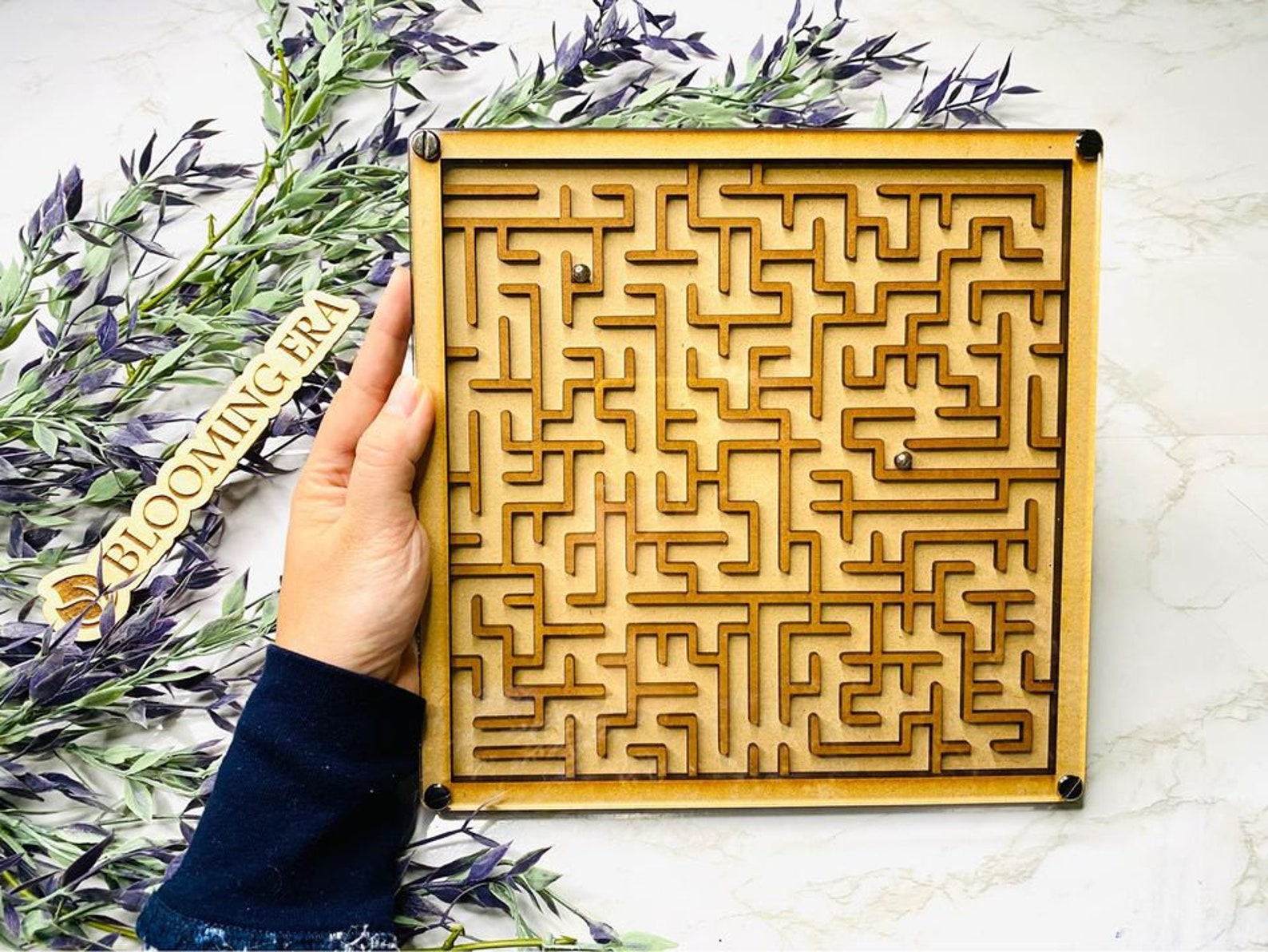 Wooden Ball Maze Game Kid Version Ball Maze Educational | Etsy