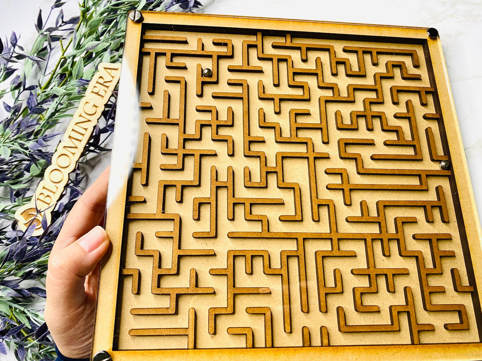 Wooden Ball Maze Game Ball Maze Educational Game Hand and | Etsy