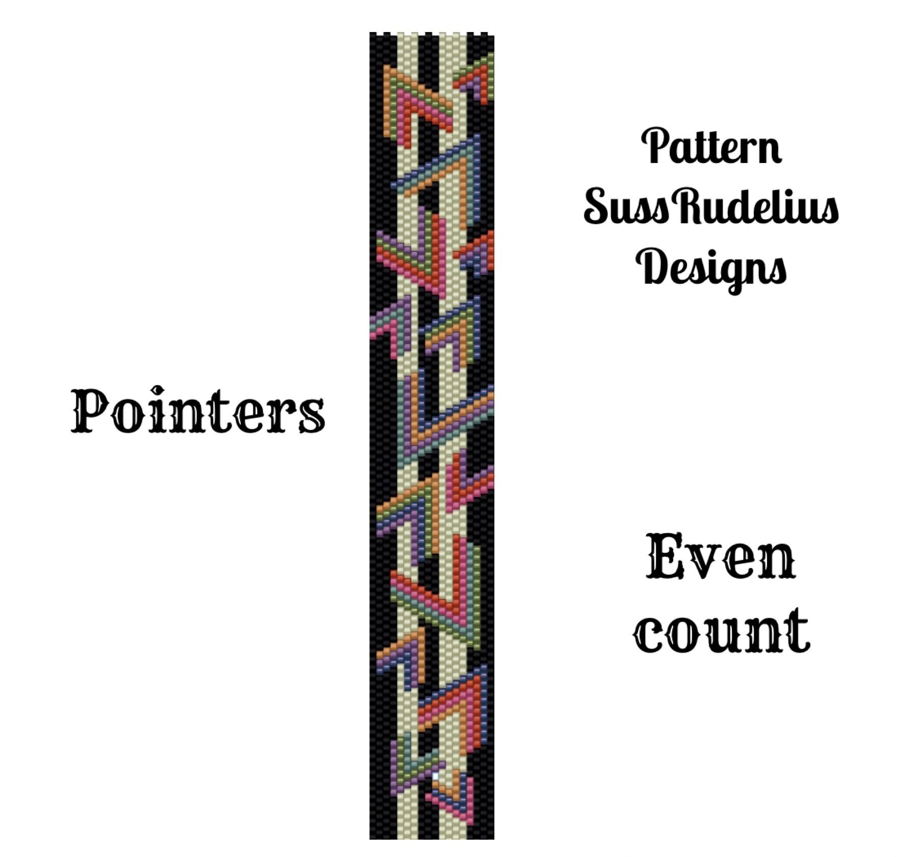 Pointers Even Count Peyote Pattern - Etsy