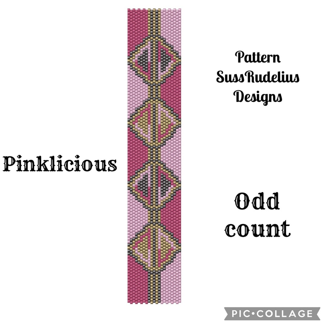 Pinklicious Odd Count Peyote Pattern - Etsy