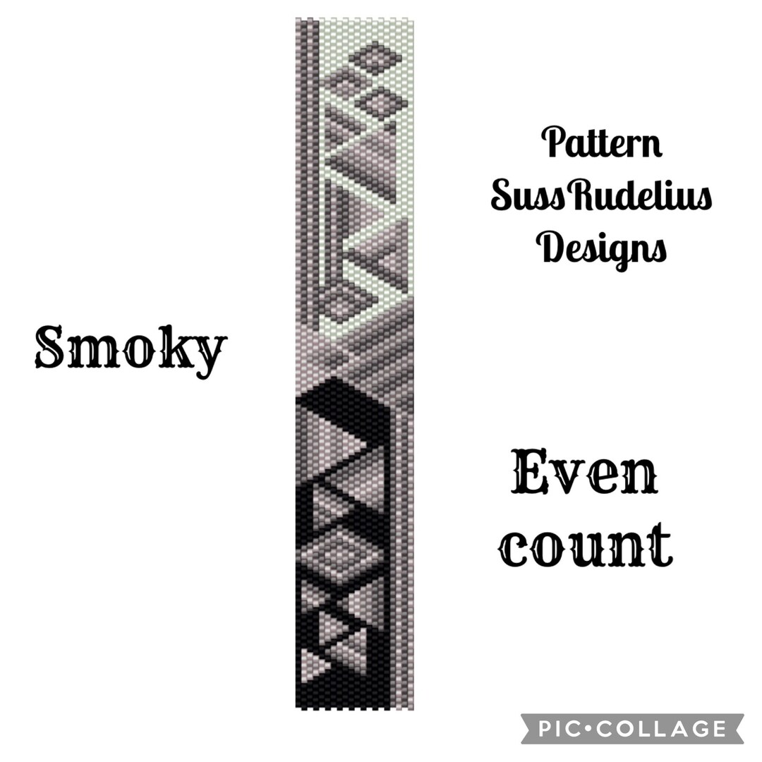 Smoky Even Count Peyote Pattern - Etsy
