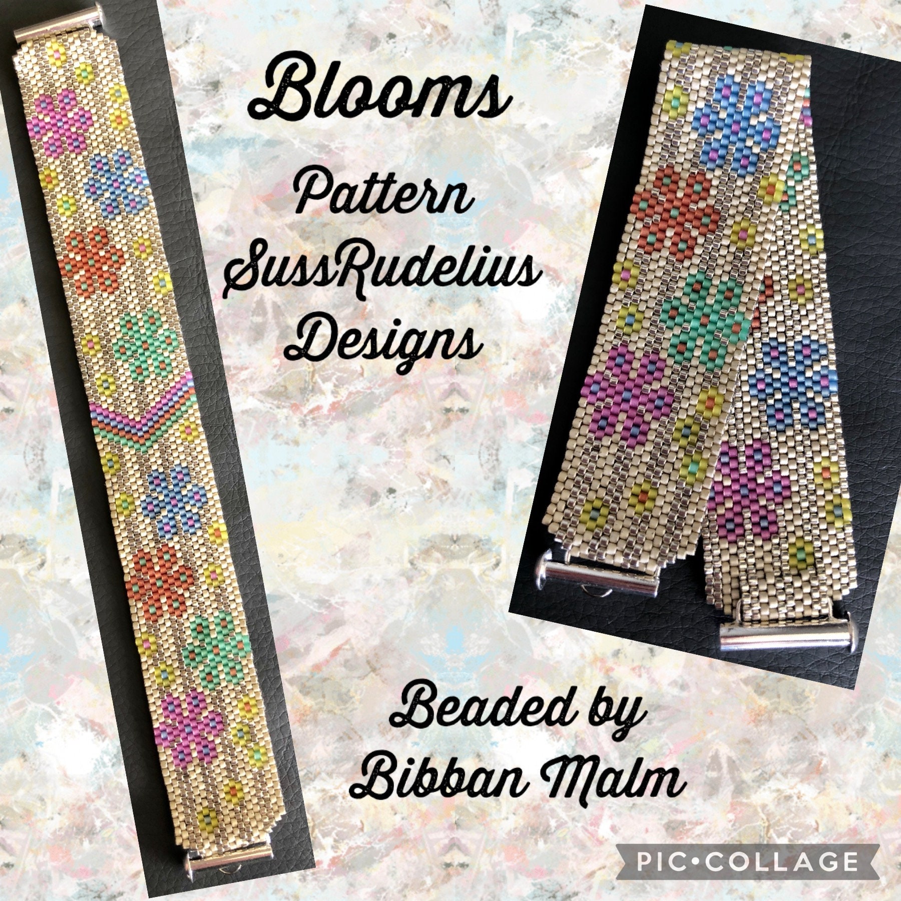 Blooms Even Count Peyote Pattern - Etsy