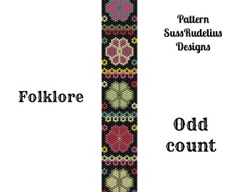 Pebbled Path : Odd Count Peyote Stitch Pattern, PDF Download, Single ...