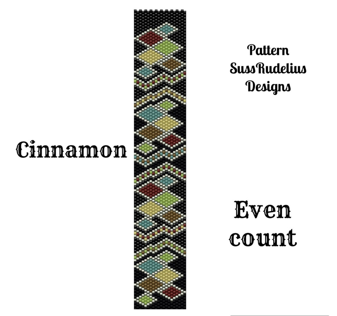 Cinnamon Even Count Peyote Pattern - Etsy