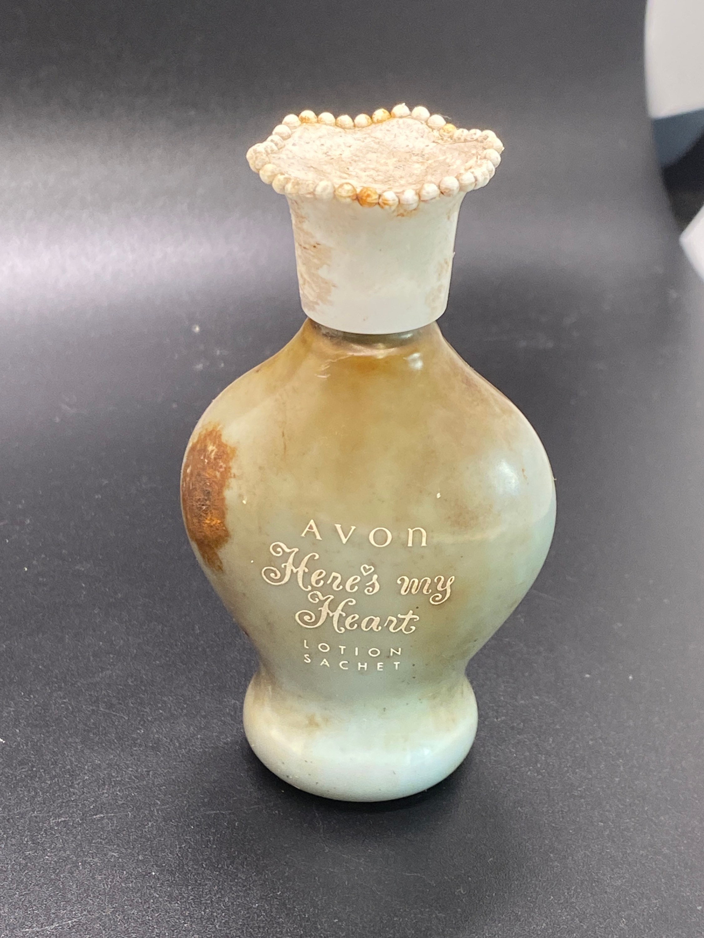Vintage Ceramic/glass Avon Lotion Bottle - Etsy