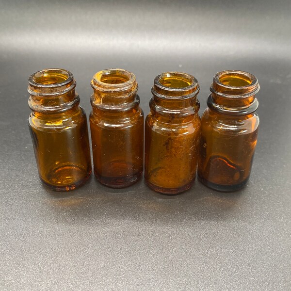 Brown Glass Jars - Etsy