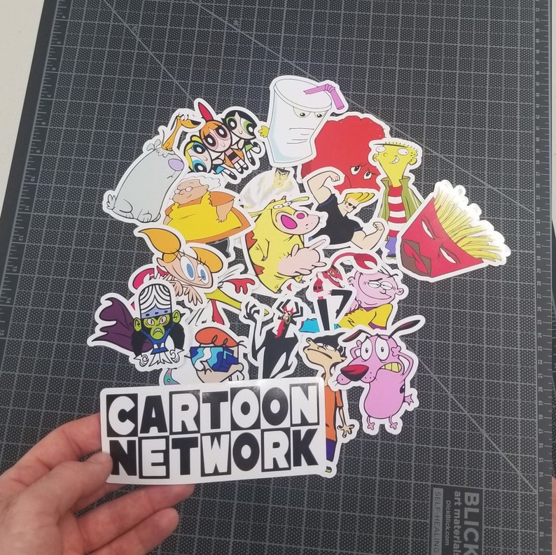 Cartoon Network sticker pack. 20 stickers from classic cartoon | Etsy