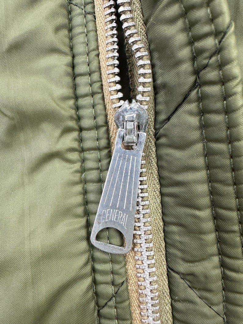 Vintage 70s/80s Dan Jac Army Green Quilt Insulated Liner Jacket ...