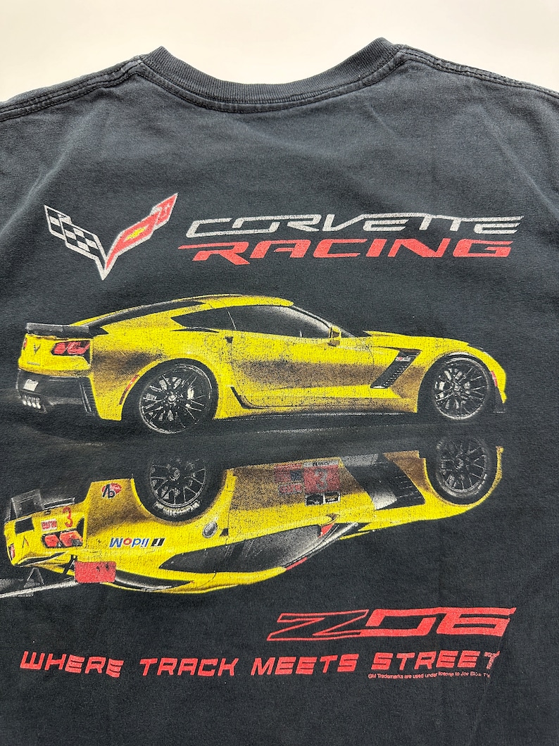 Classic Corvette Racing Z06 Graphic Car T-shirt - Etsy
