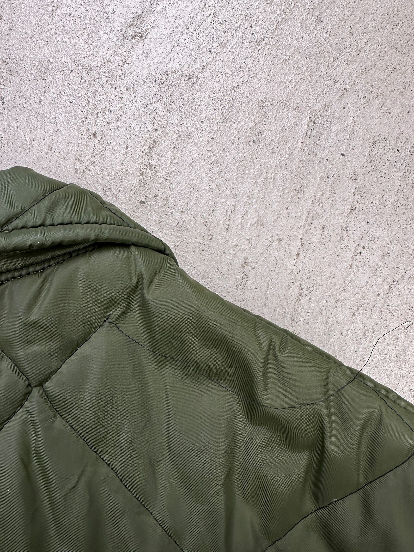 Vintage 70s/80s Dan Jac Army Green Quilt Insulated Liner Jacket ...