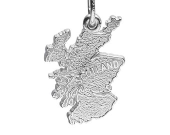 Scotland Map Charm - Etsy