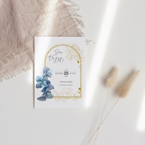 Hydrangea Gold Frame, Floral Clipart, Watercolor Flower Clipart ...