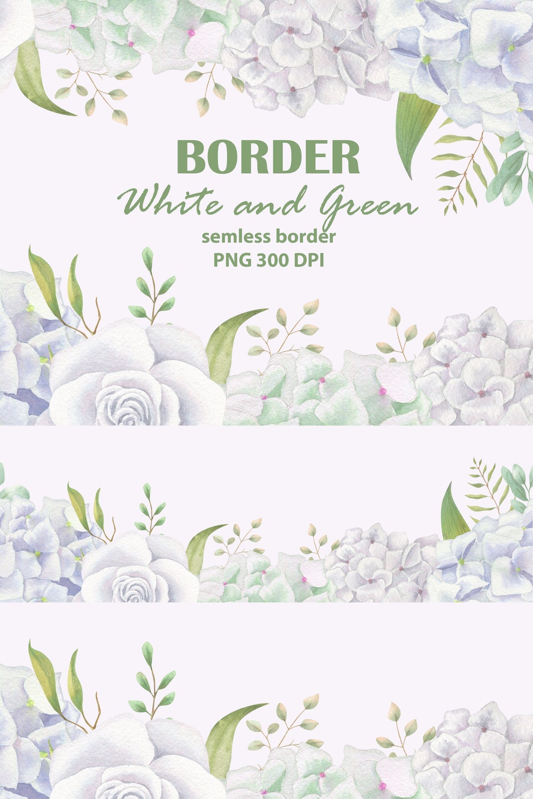 Watercolor Boho Flower Clipart, Baby Shower Bloom Border, Wedding ...