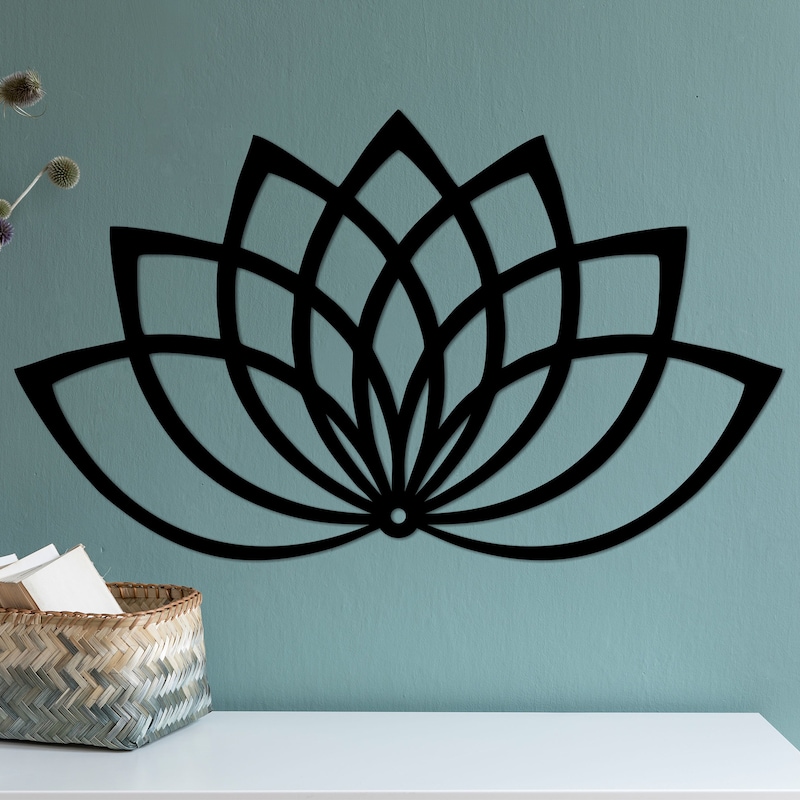 Lotus Wall Decor - Etsy