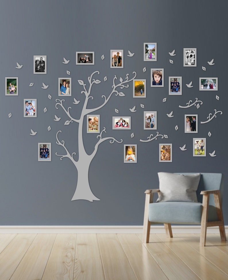 Tree Wall Decor Family Tree Wall Art Wooden Family Tree With - Etsy