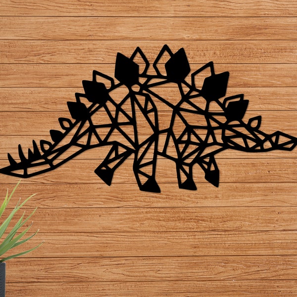 Geometric Dinosaur - Etsy