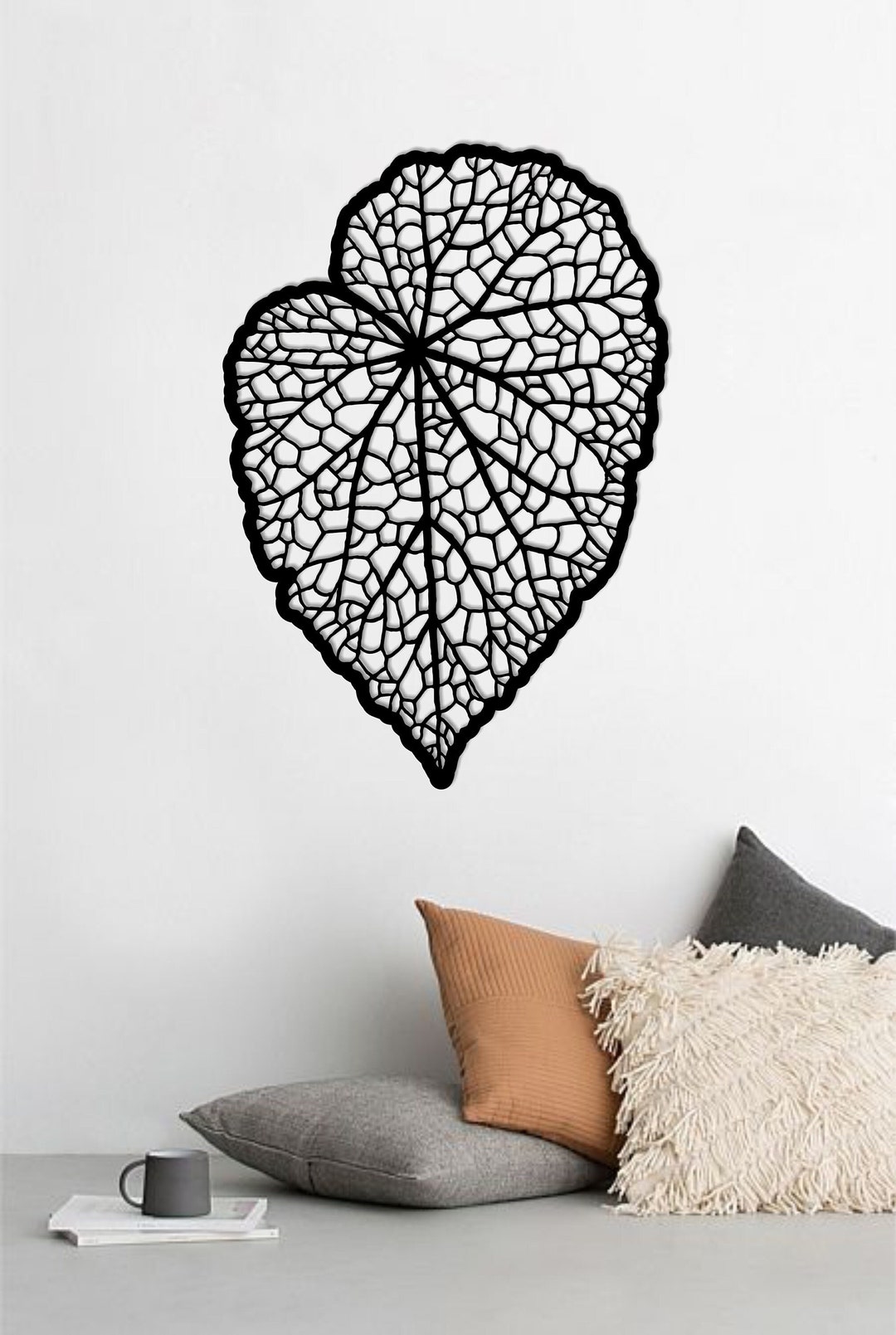 Wooden Leaf Wall Art, Wall Decor, Home, Kitchen, Inspiring Decors ...