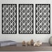 Geometric Wood Panels for Home Decoration, Wall Art Set, Geometric Wood ...
