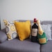 Jumbo Champagne Cushion by Wineplush - Etsy