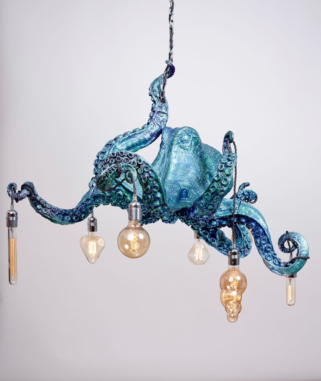 Octopus Tentacle Chandelier Cthulhu Mythos Fantasy Gift Steampunk ...