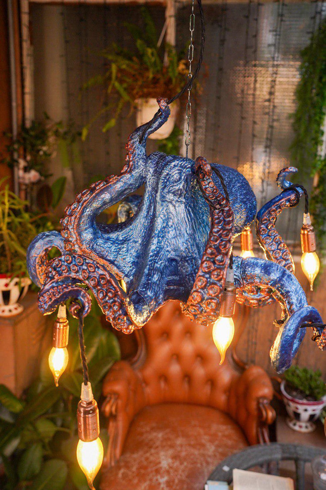 Octopus Tentacle Chandelier Cthulhu Mythos Fantasy Gift Steampunk ...