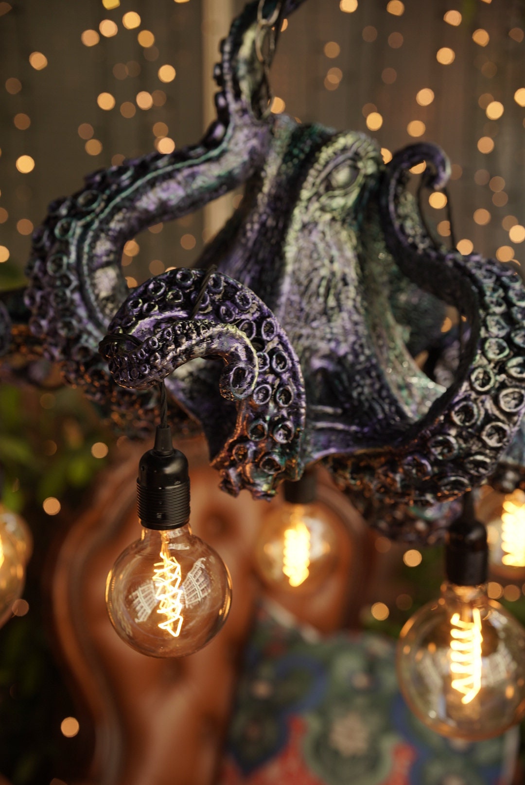 Octopus Tentacle Chandelier Cthulhu Mythos Fantasy Gift Steampunk ...