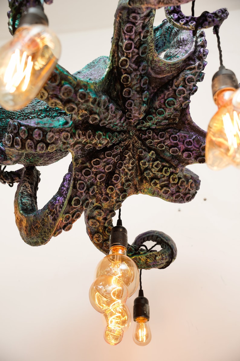 Octopus Tentacle Chandelier Cthulhu Mythos Fantasy Gift Steampunk ...