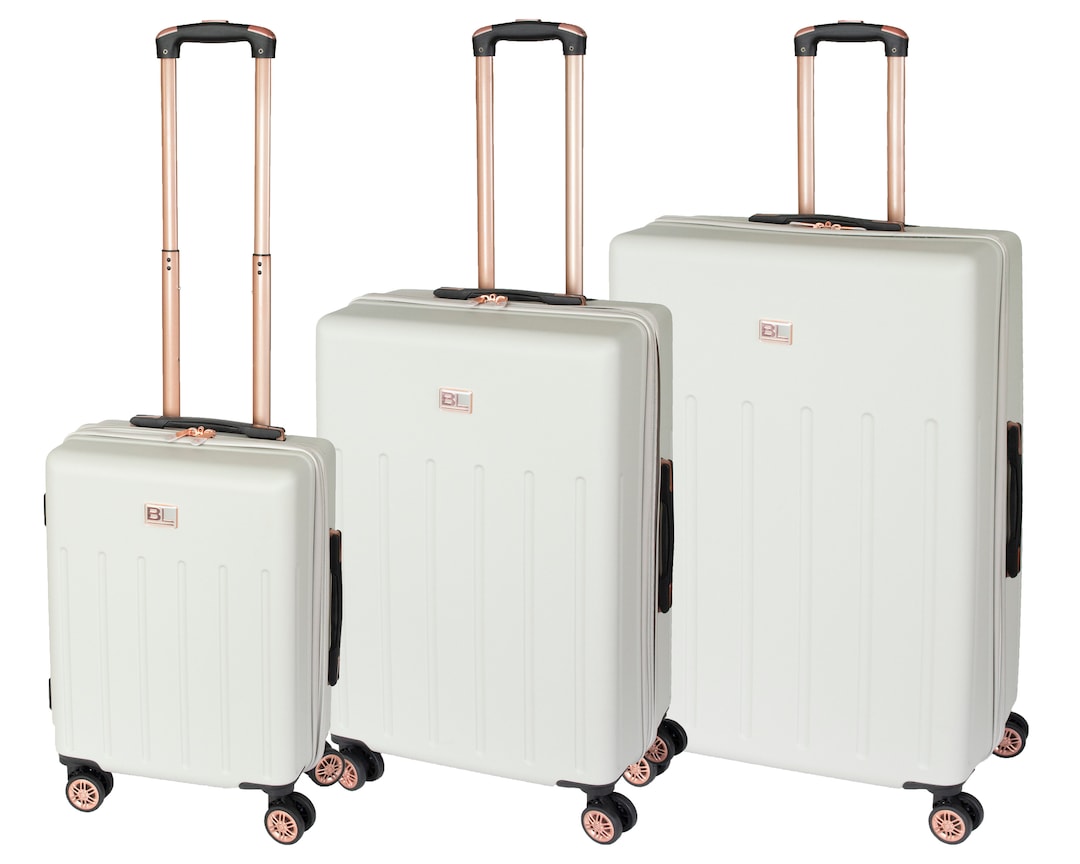 Luggage Hard Shell Suitcase Off-white Colour - Etsy UK