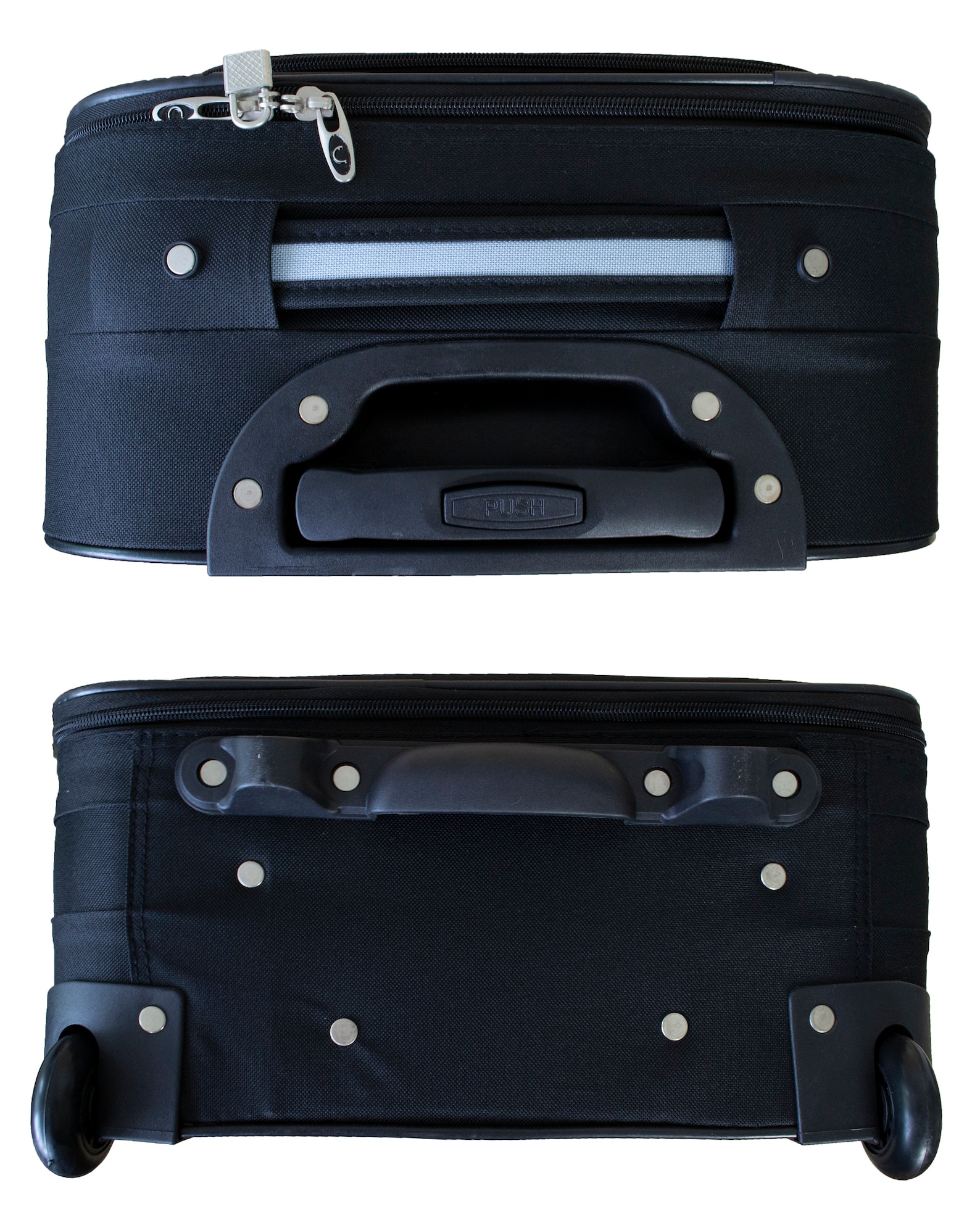 Lightweight 2 Wheel Soft Case Suitcase Travel Luggage Grey & - Etsy UK