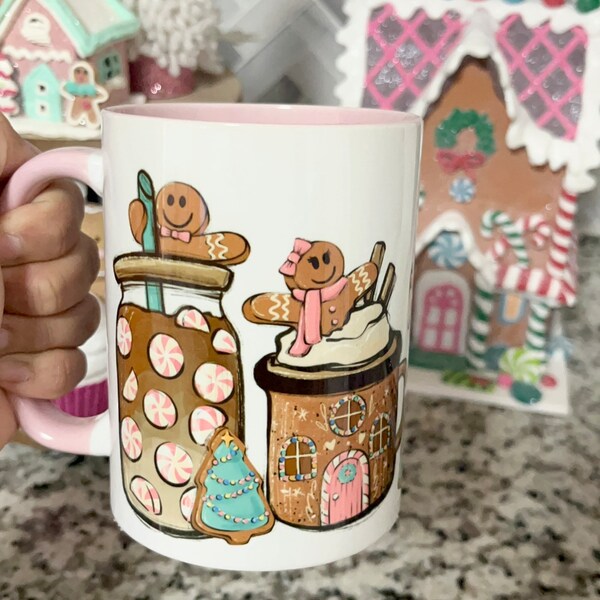 Gingerbread Mugs - Etsy