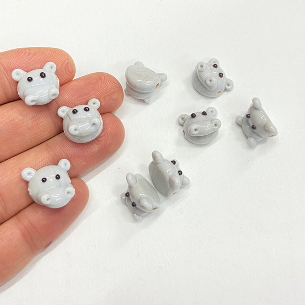 Glass Hippo - Etsy