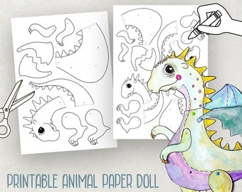 Paper Dragon Puppet - Etsy