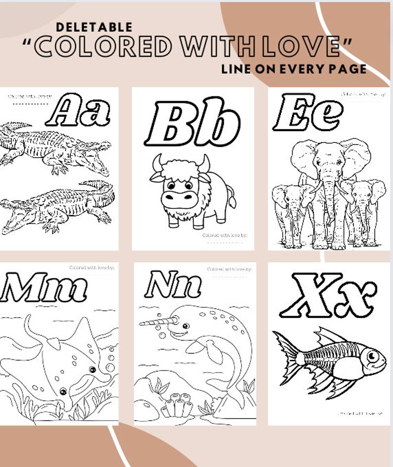 Blank Coloring Book Pages- Perfect for a Baby Shower Activity! - Etsy