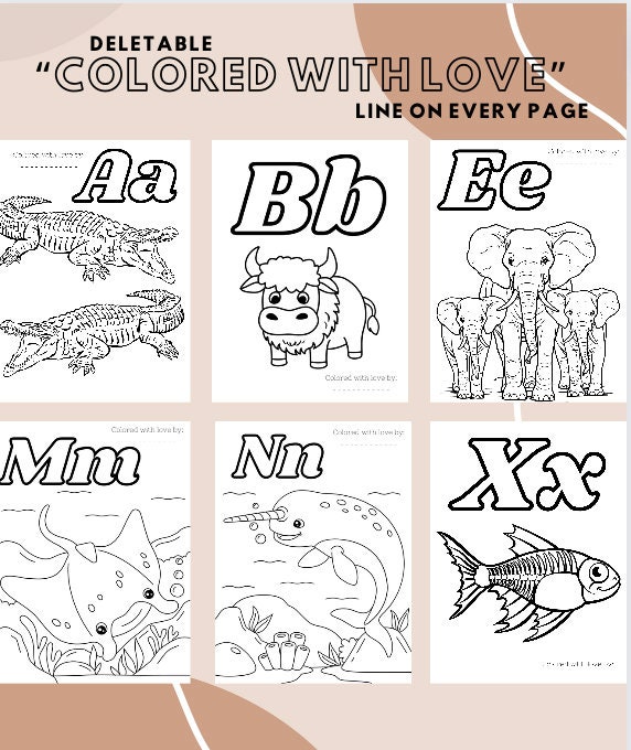Blank Coloring Book Pages Perfect for a Baby Shower Activity - Etsy