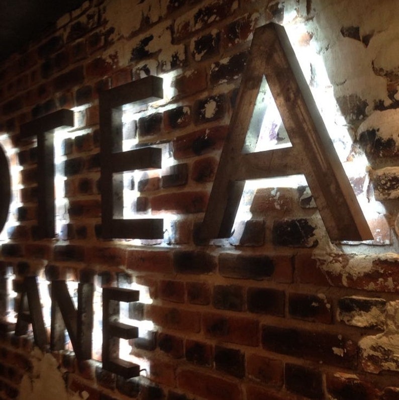 3d Backlit Sign 3d Led Signage Custom Outdoor Logo Light | Etsy Canada