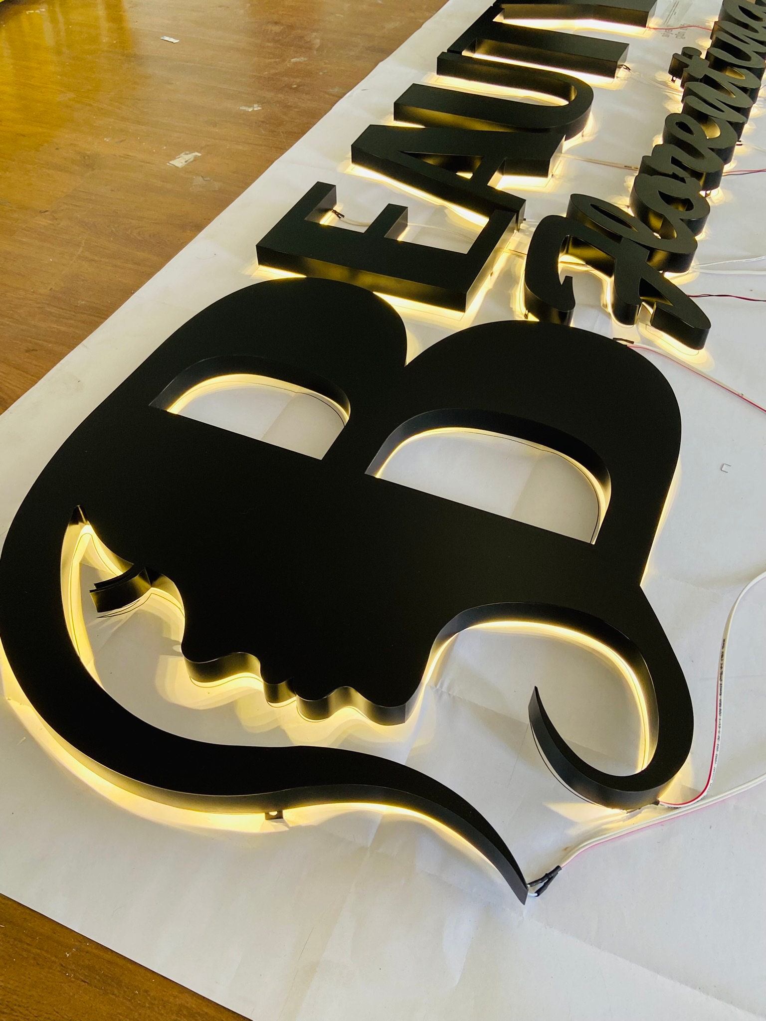 3d Logo Led Sign - Etsy