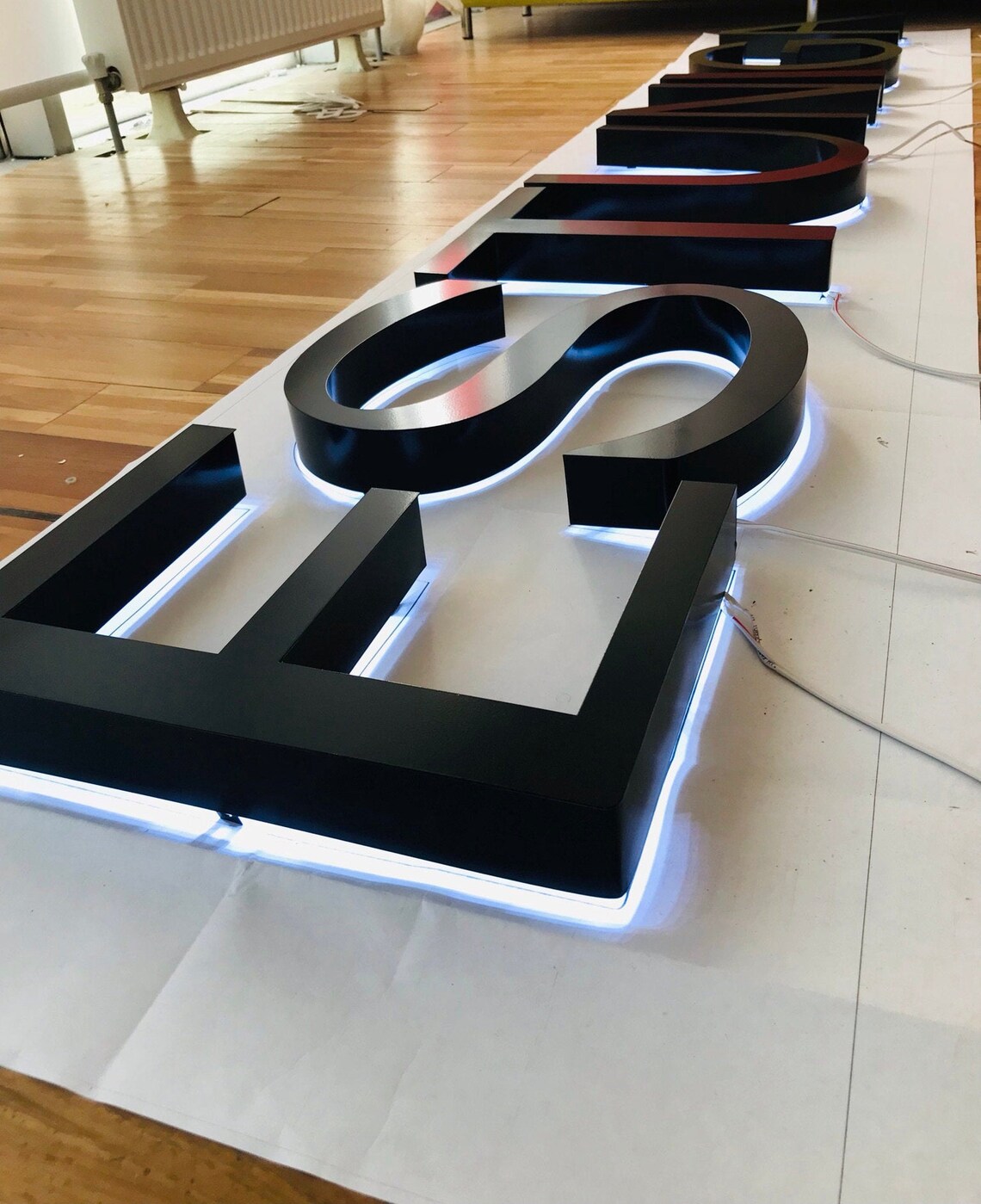 3d backlit sign 3d led signage custom outdoor logo light | Etsy