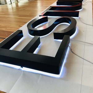 3d Backlit Sign 3d Led Signage Custom Outdoor Logo Light - Etsy Canada