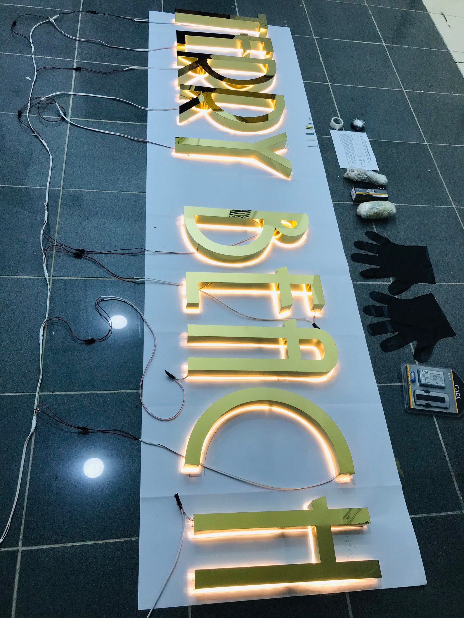 3d Backlit Sign 3d Led Signage Custom Outdoor Logo Light - Etsy