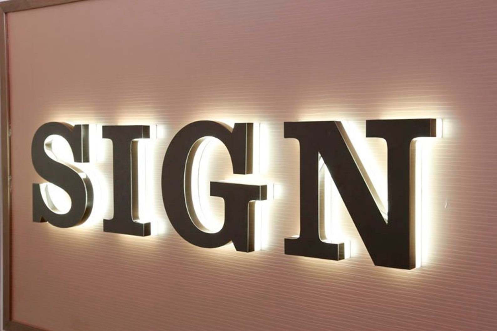 Letrero retroiluminado 3d señalización led 3D logotipo - Etsy México