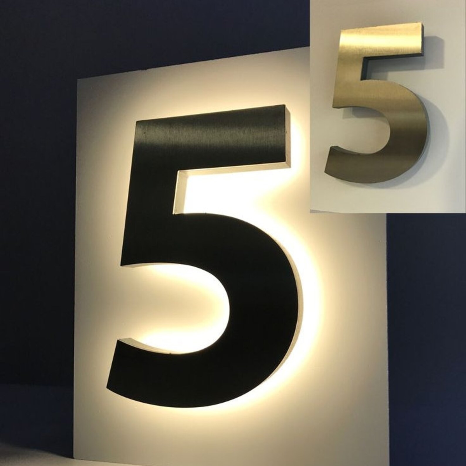 3d Backlit Sign 3d Led Signage Custom Outdoor Logo Light - Etsy