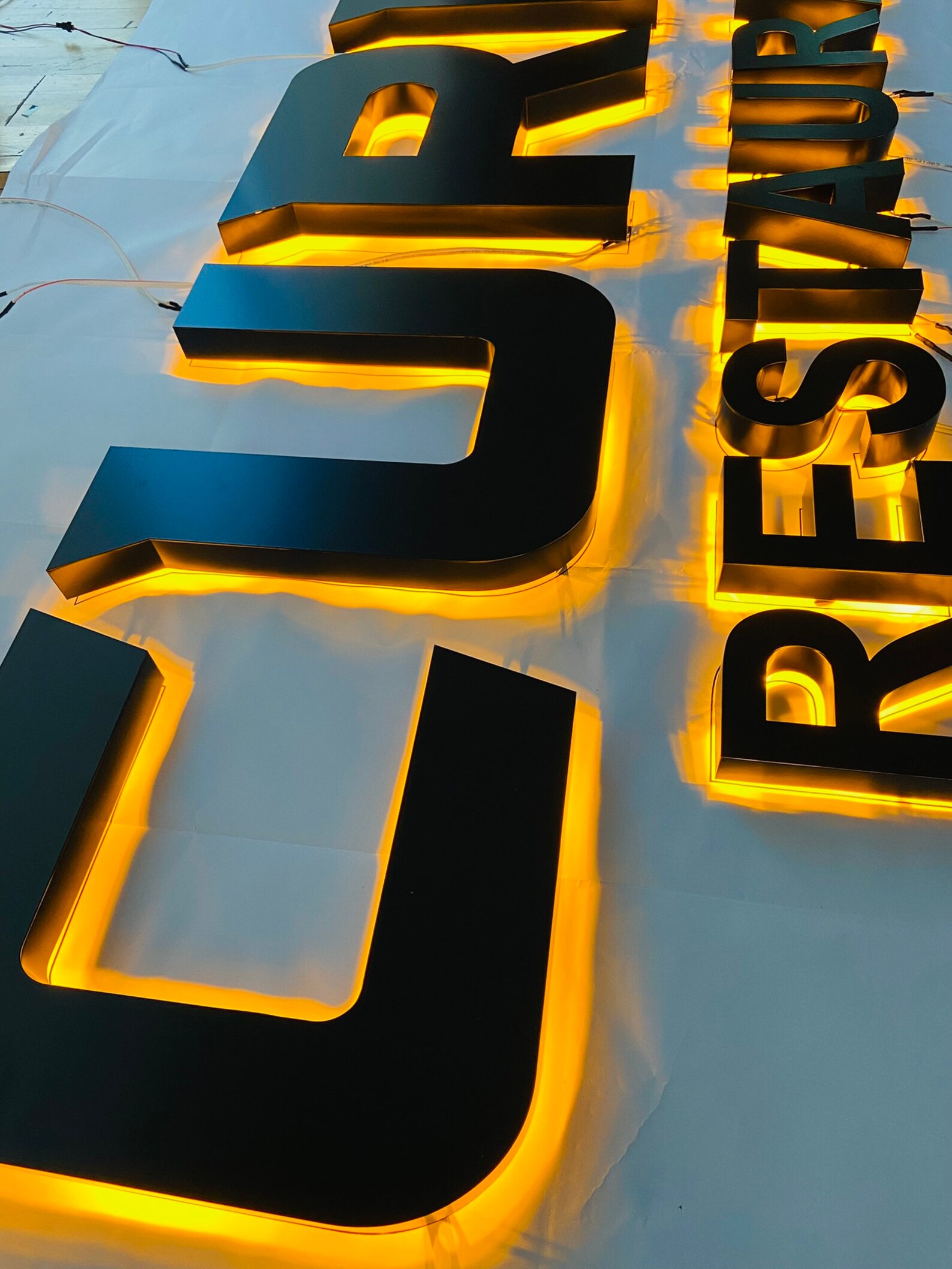 3d Backlit Sign 3d Led Signage Custom Outdoor Logo Light Sign - Etsy