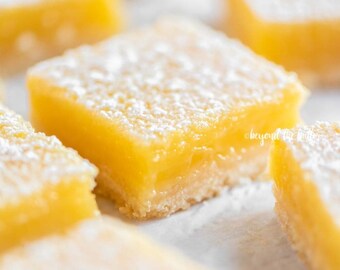 Lemon Bars / Dessert Bars / Gift Box / Care Package - Etsy