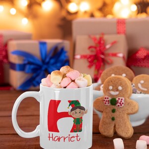 Personalised Christmas Elf Mug - Etsy