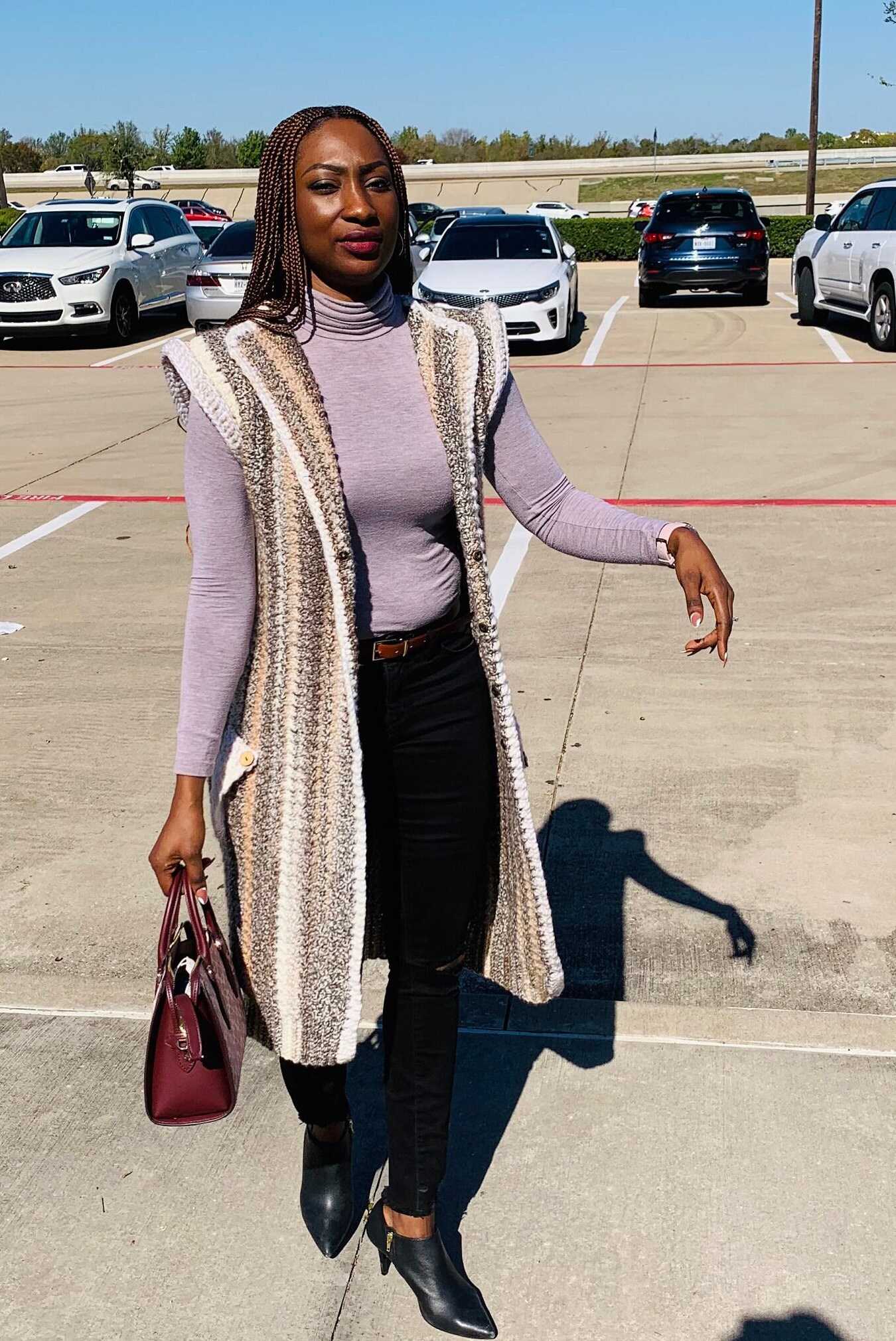 Long Crochet Vest Cardigan - Etsy