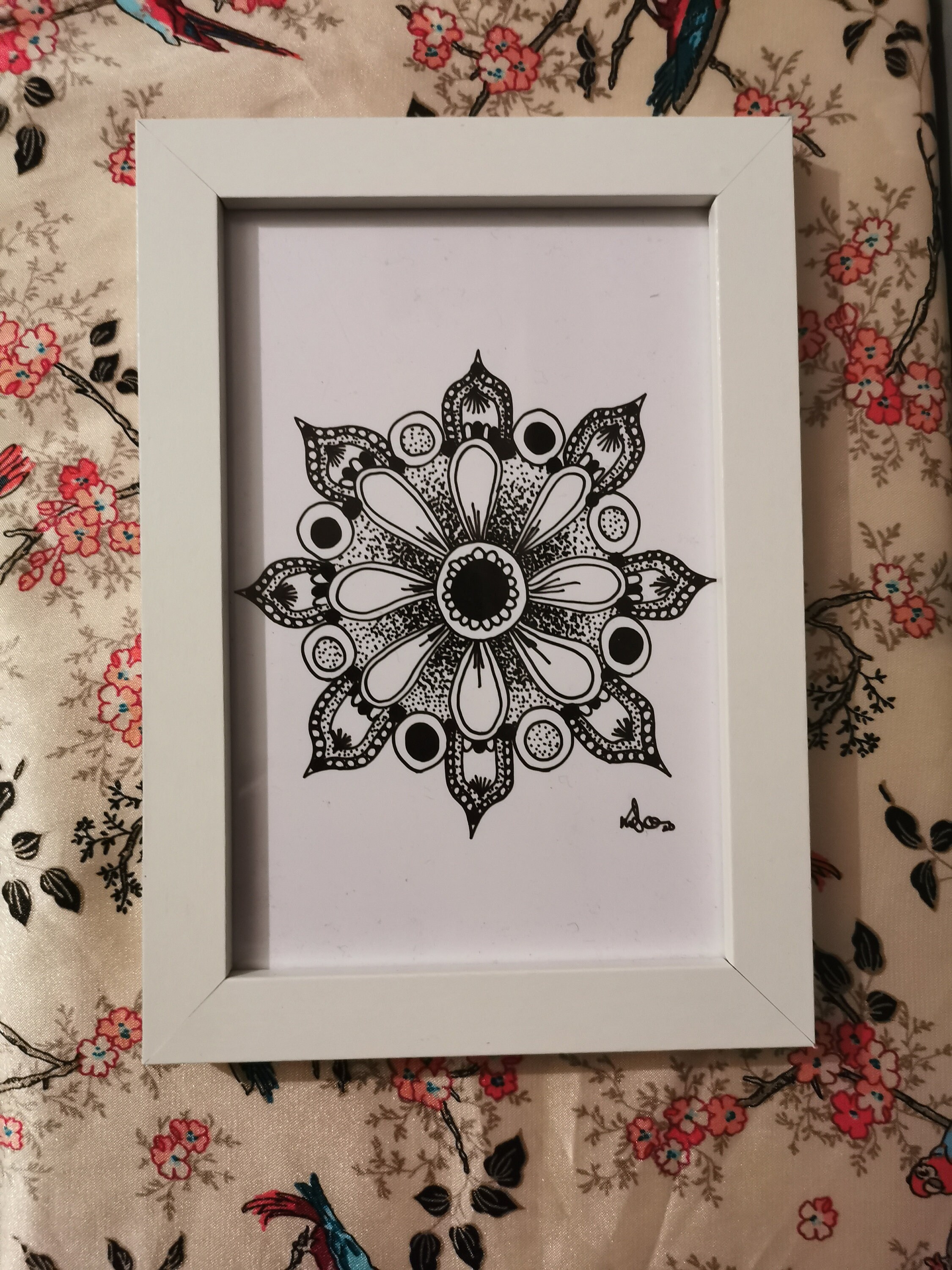 Mandala Ink Drawing - Etsy